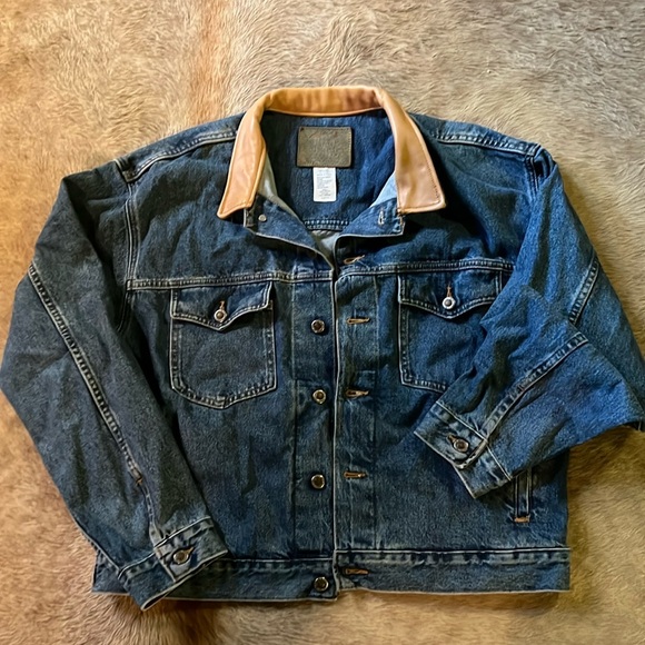 Schaefer | Jackets & Coats | Schaefer Jean Jacket Denim Side Xl | Poshmark